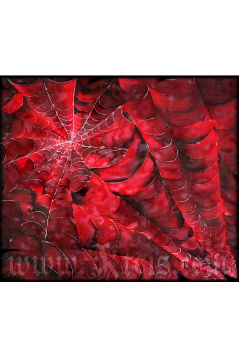 Vampire Spider Web Silk Scarf